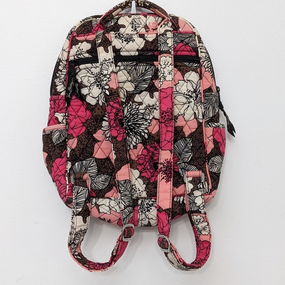 Vera Bradley | Bags | Vera Bradley Retired Mocha Rouge Floral Quilted ...